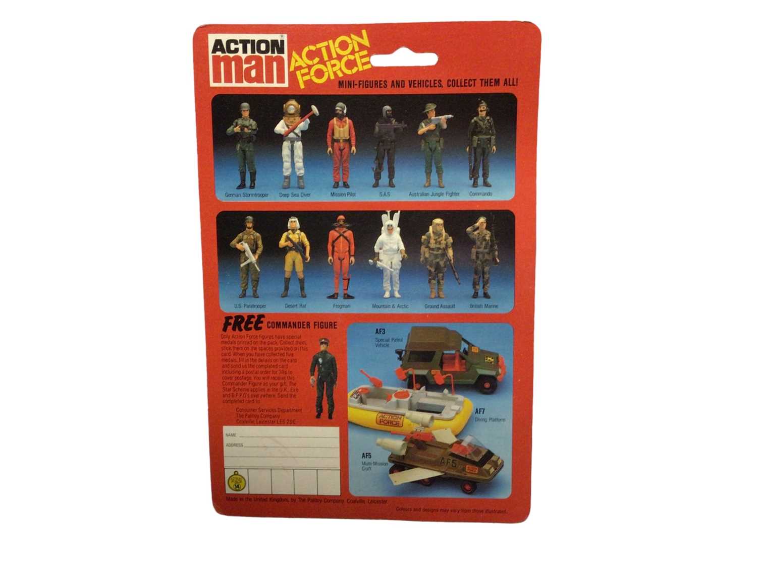 Lot 73 - Palitoy Action Man Action Force Series 1