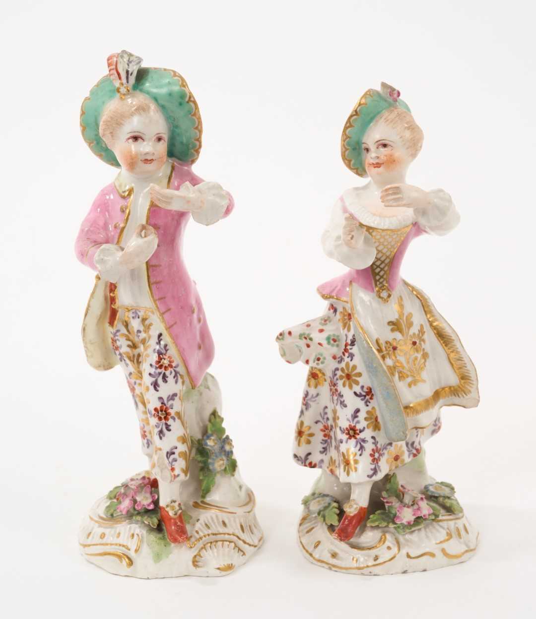 Lot 170 - Pair of Bow figures of ‘New Dancers’, circa