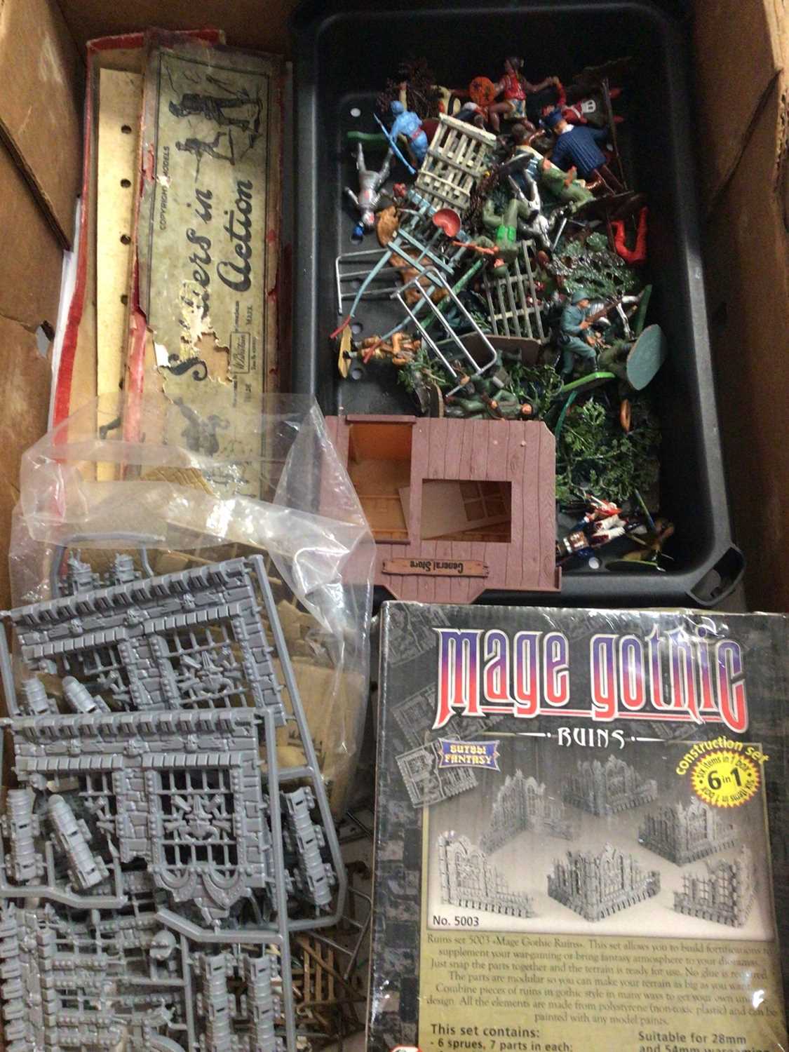 Lot 309 - Timpo plus various other figures and Airfix
