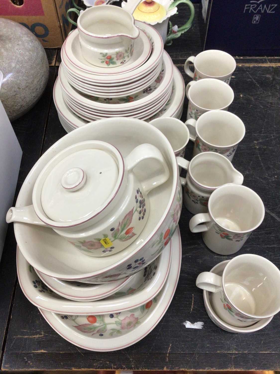 Lot 151 - Wedgwood Roseberry pattern 6 place setting