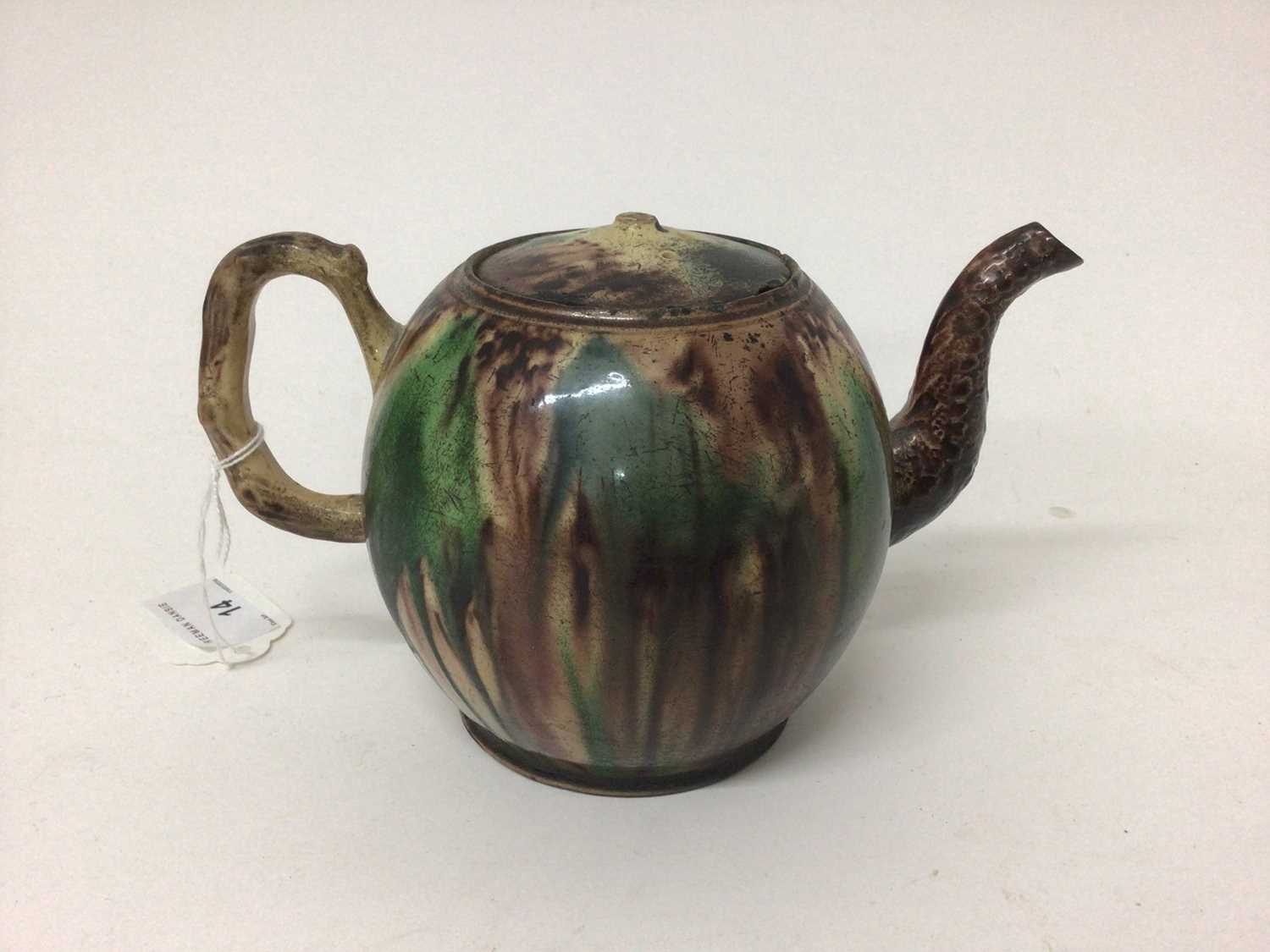 Lot 14 - Mid 18th century Whieldon ware globe shape