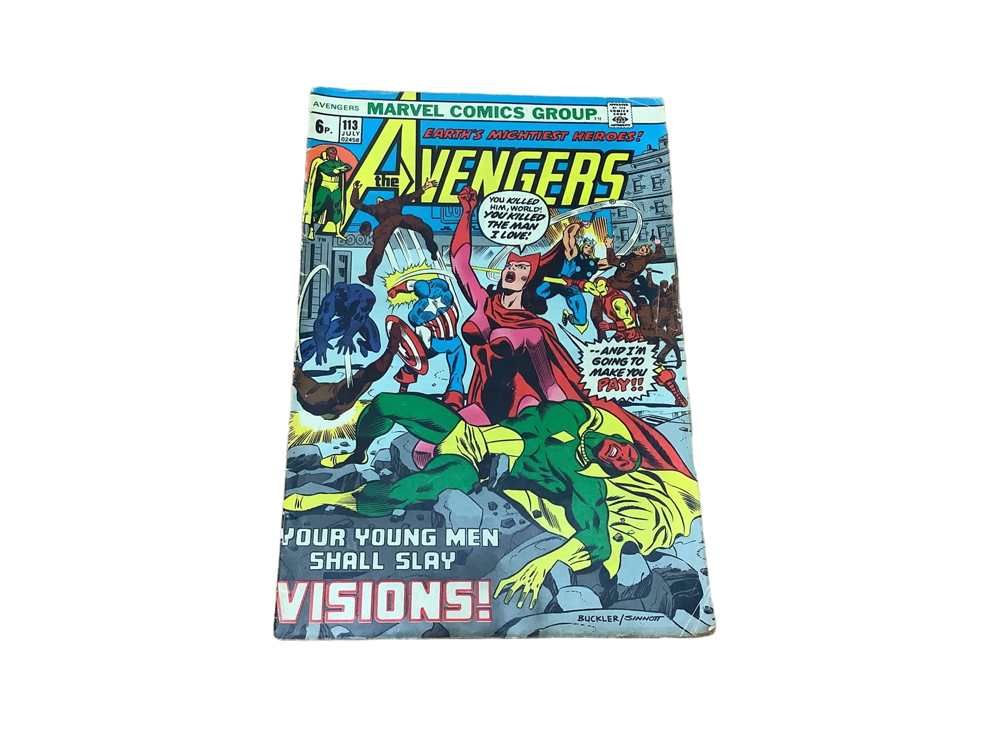 Lot 16 - Marvel Comics The Avengers #112 #113 (1973)