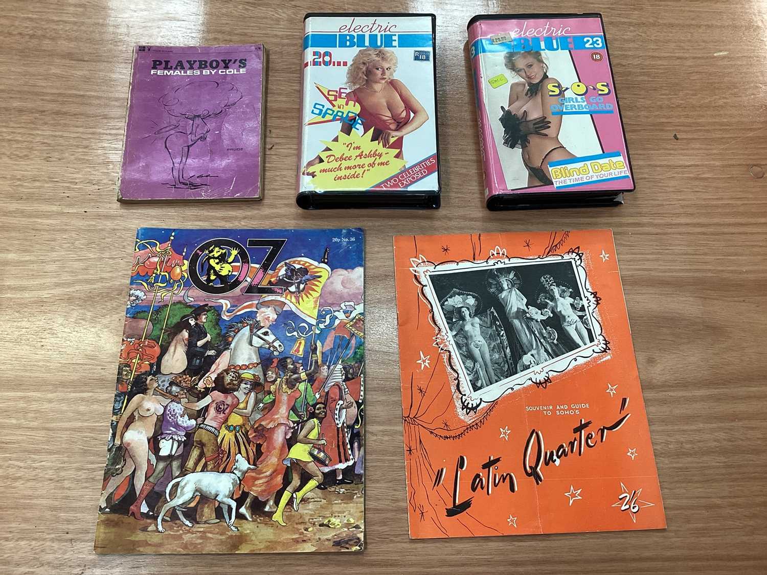 Lot 1433 - One box of vintage adult interest mags