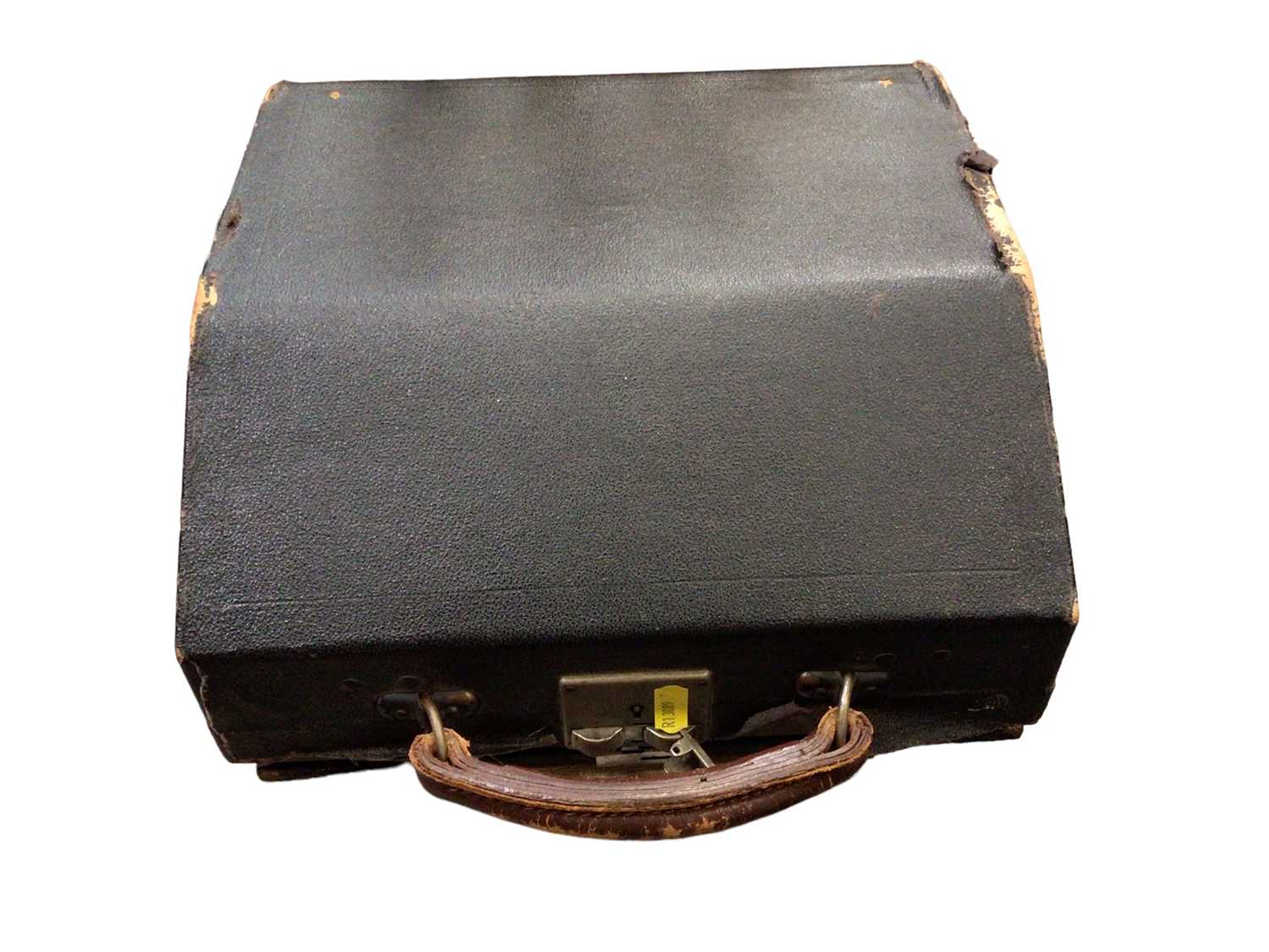 Lot 695 - Erika portable typewriter in carrying case