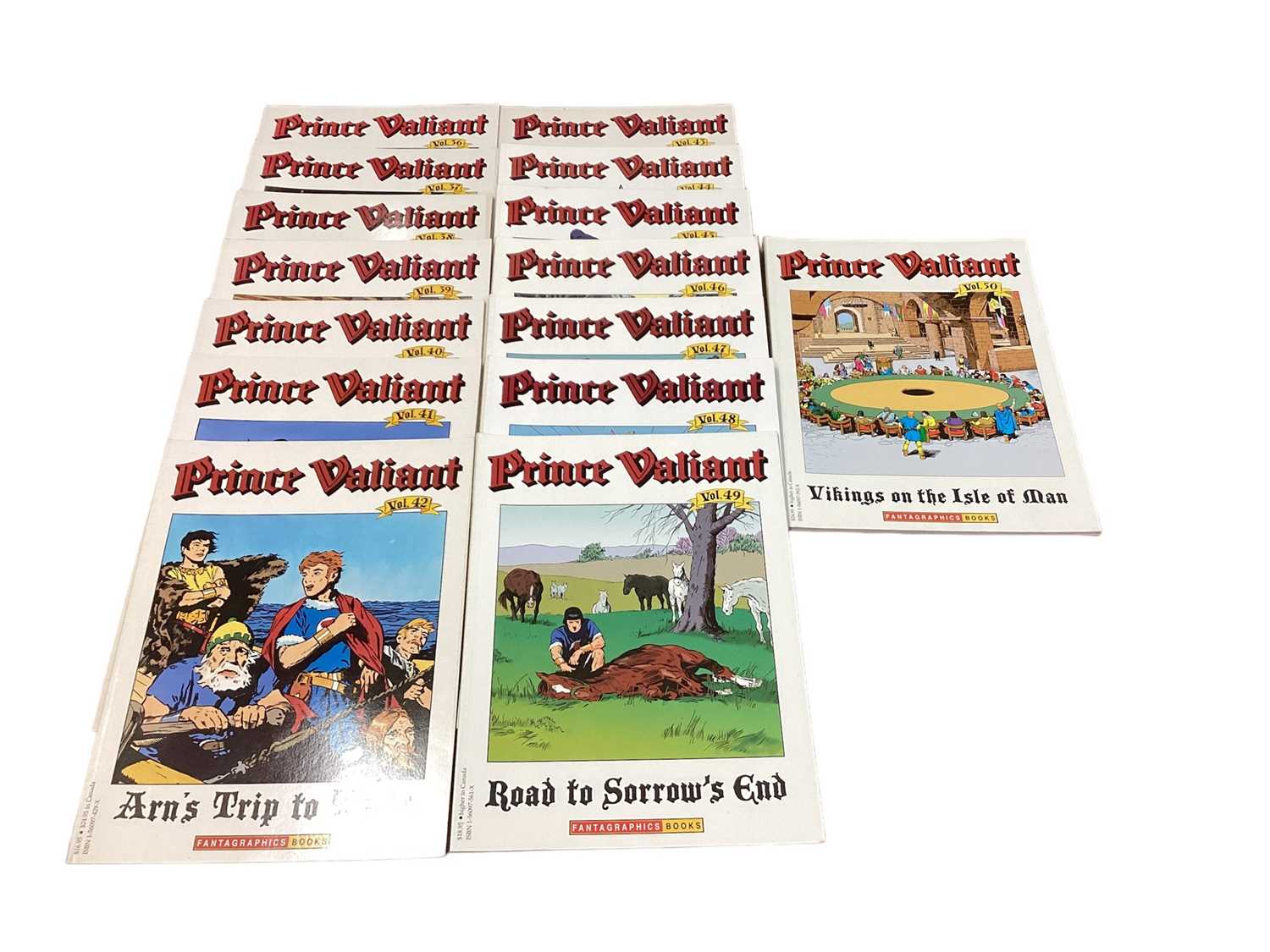 Lot 101 - Fantagraphics Books Prince Valiant Vol 1-50