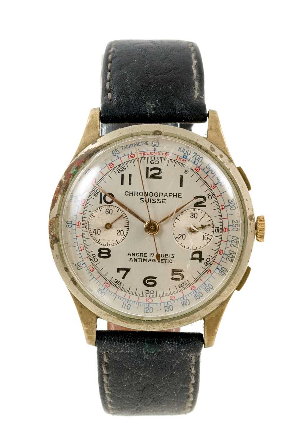 Lot 735 - 1950s Chronographe Suisse chronograph