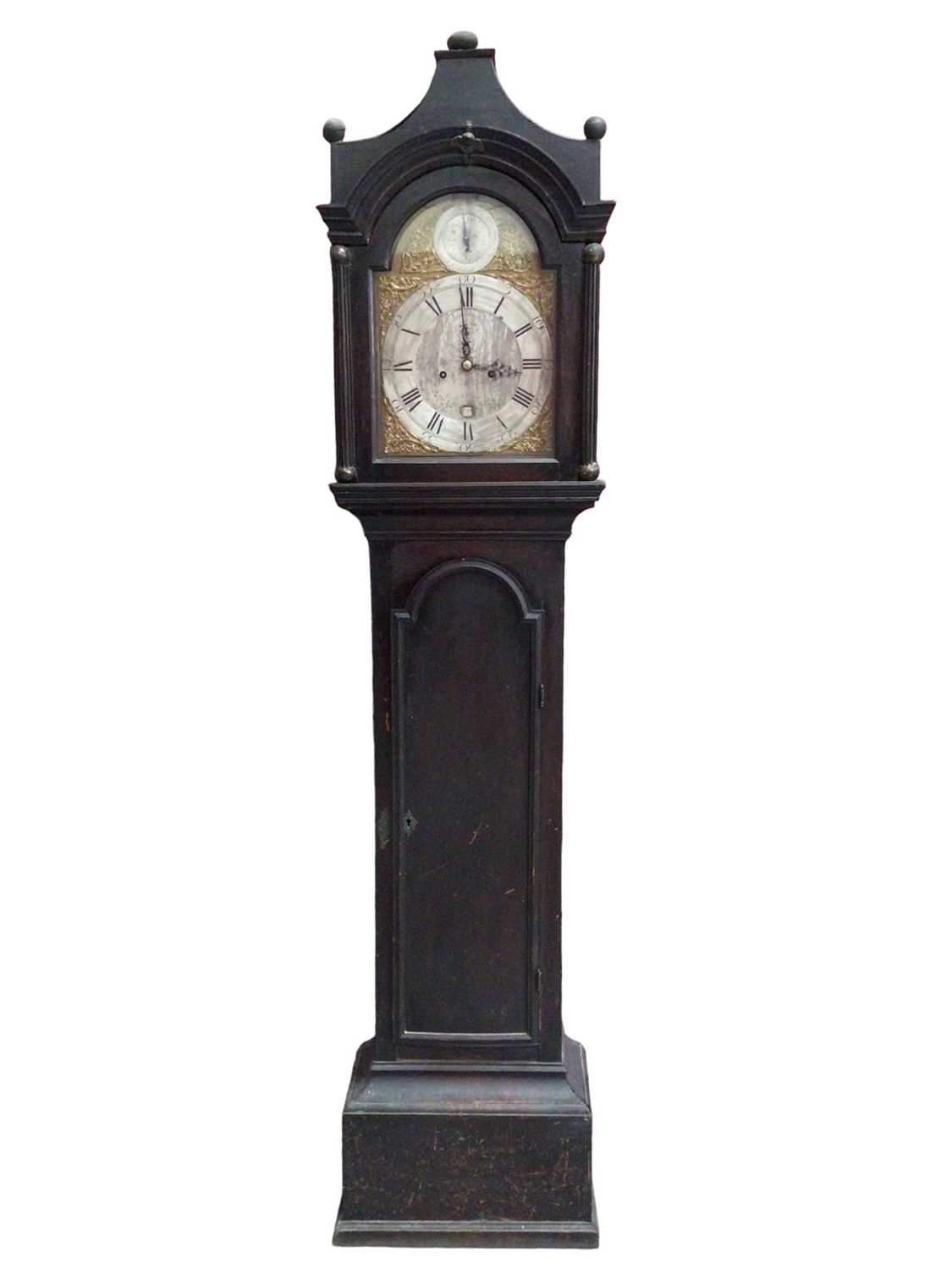 Lot 1530 - George III oak longcase clock by Chaplin of
