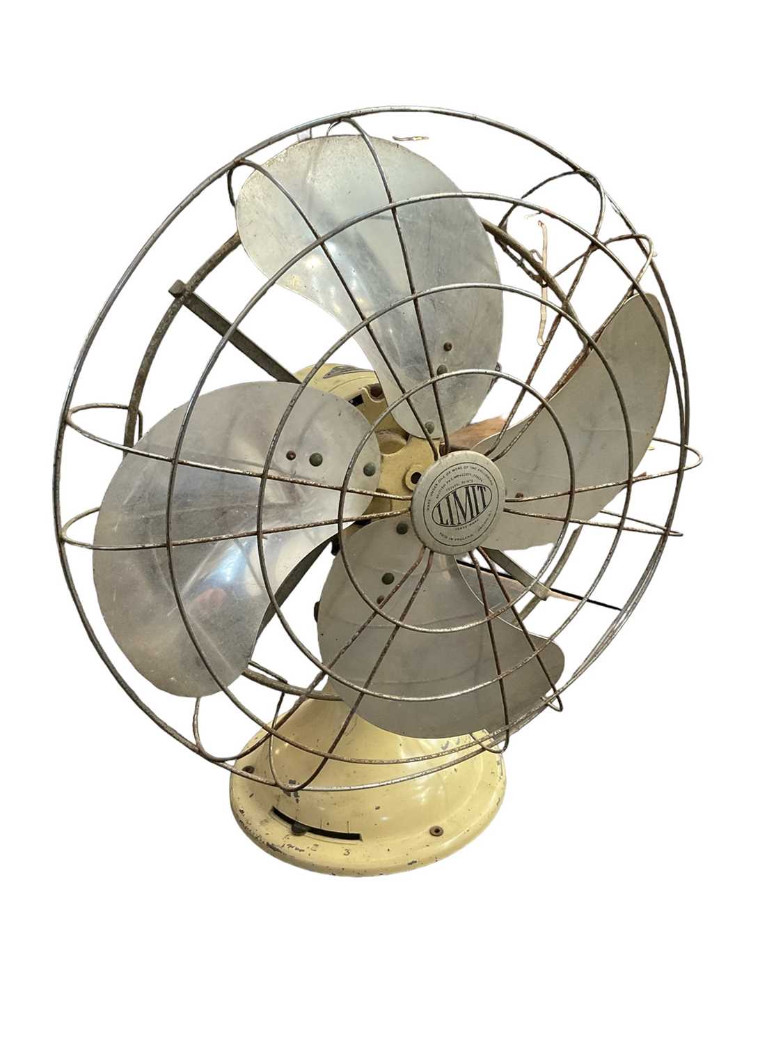 Lot 1553 - Large metal 1950s Verity electric fan with
