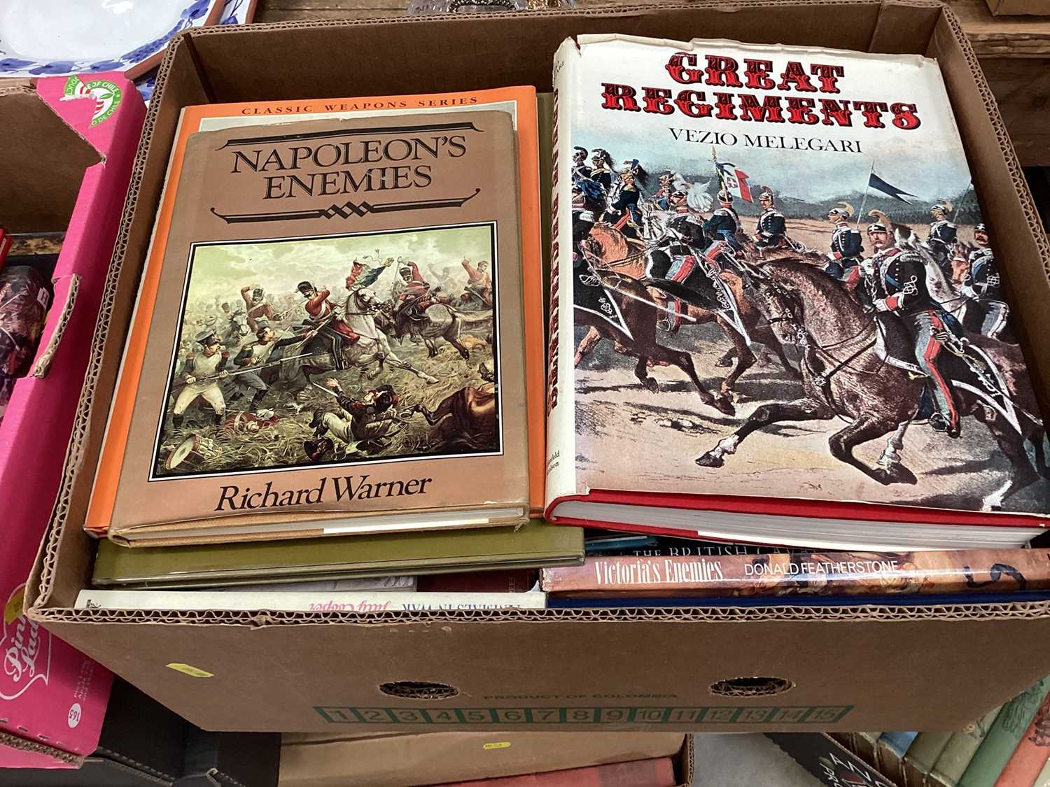 Lot 255 - Large collection of military reference books
