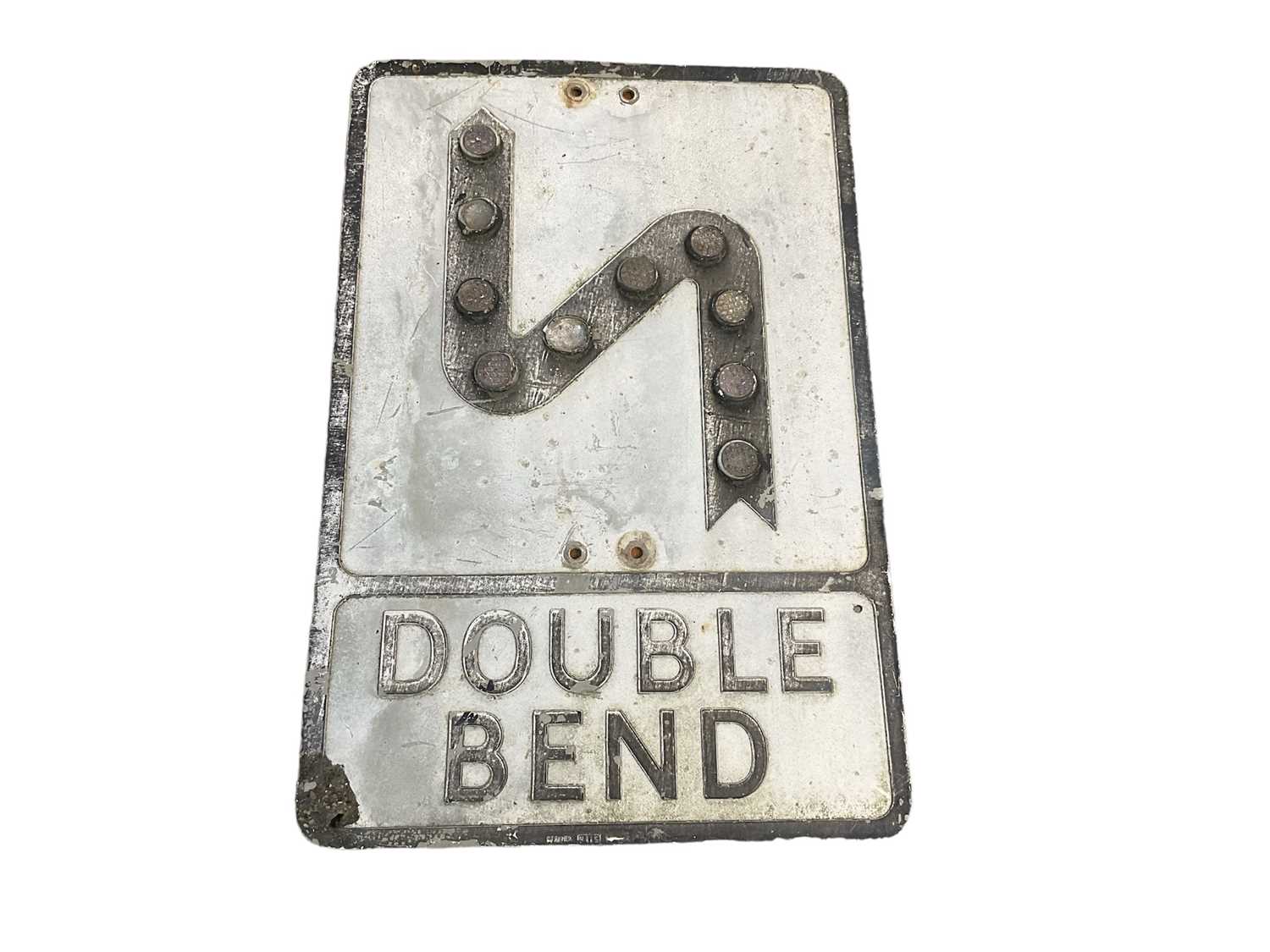 Lot 109 - Original Pre War British metal road sign