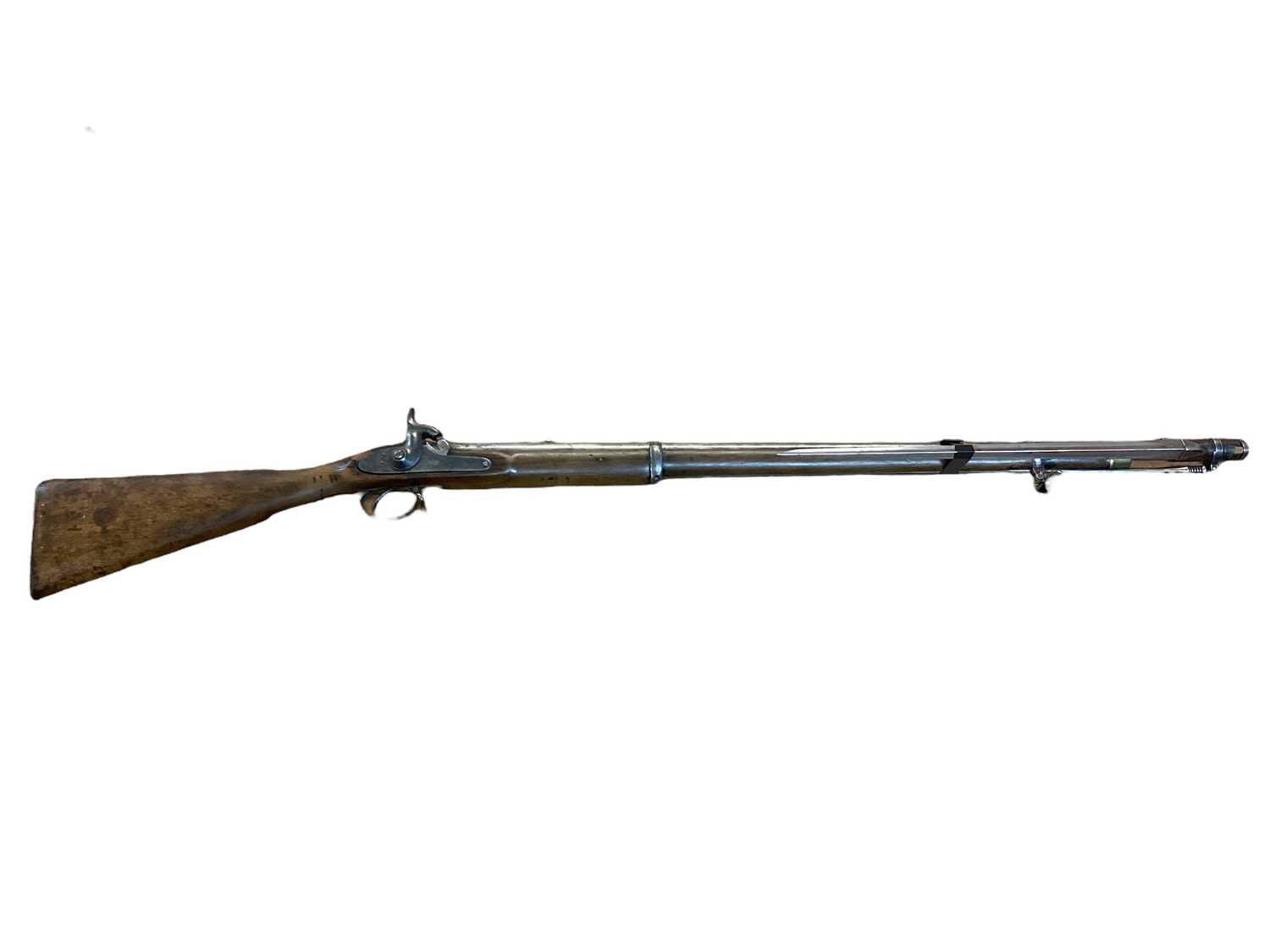 Lot 1018 - Victorian two band Enfield military musket,