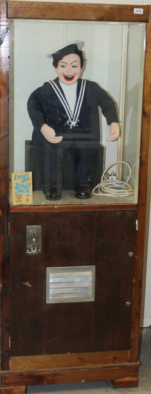 Lot 3479 - Laughing Sailor machine - wooden