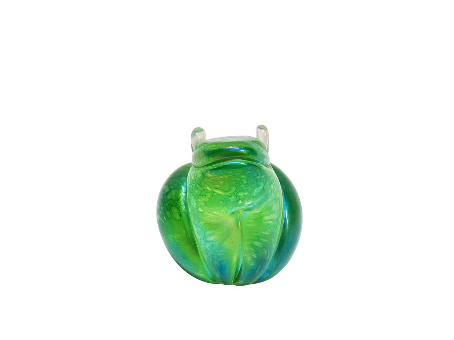 Lot 1128 - John Ditchfield Glasform iridescent green