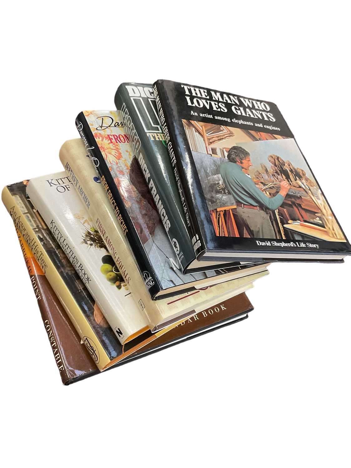 Lot 1740 - Group of signed modern edition books by