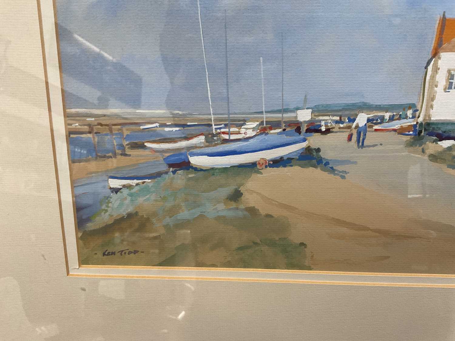 Lot 149 - Ken Tidd - Contemporary watercolour of