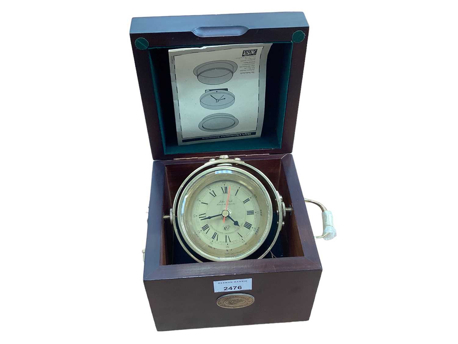 Lot 2476 - John Poole clock