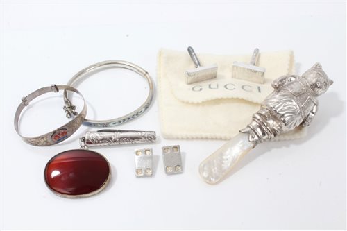 Lot 3241 - Group of Silverer and white metal