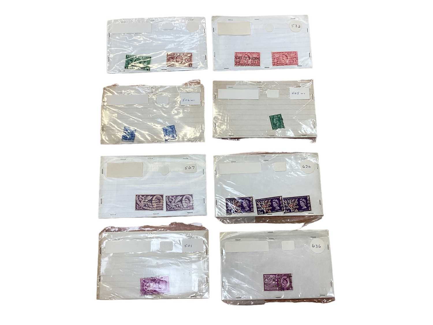 Lot 1493 - Box of GB pre decimal stamps and later in