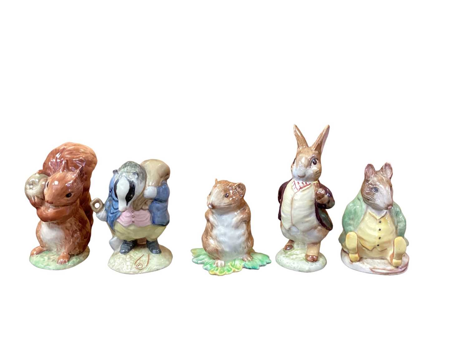 Lot 1165 - Eight Beswick Beatrix Potter figures