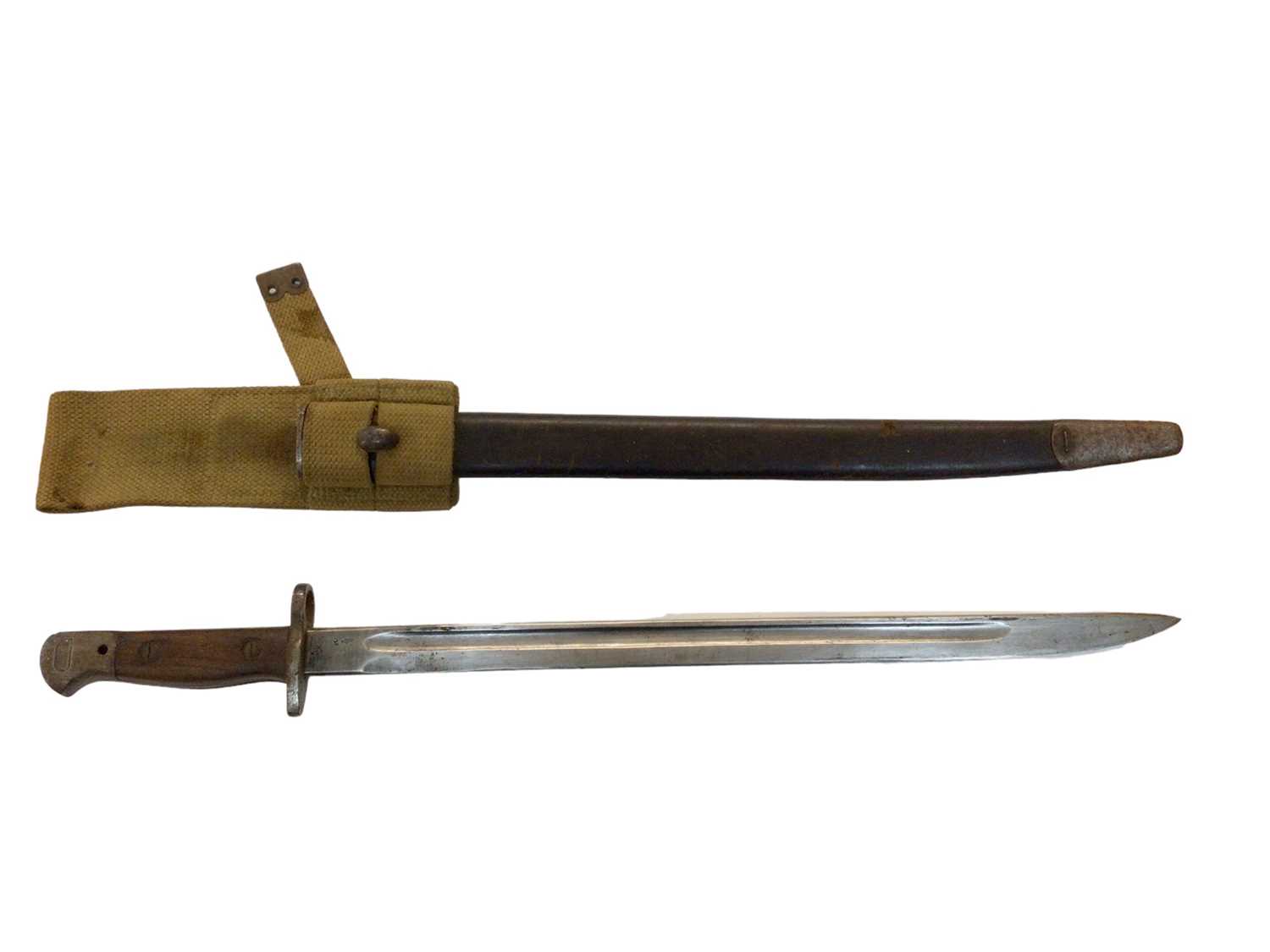 Lot 940 - British 1907 Pattern Lee Enfield bayonet by