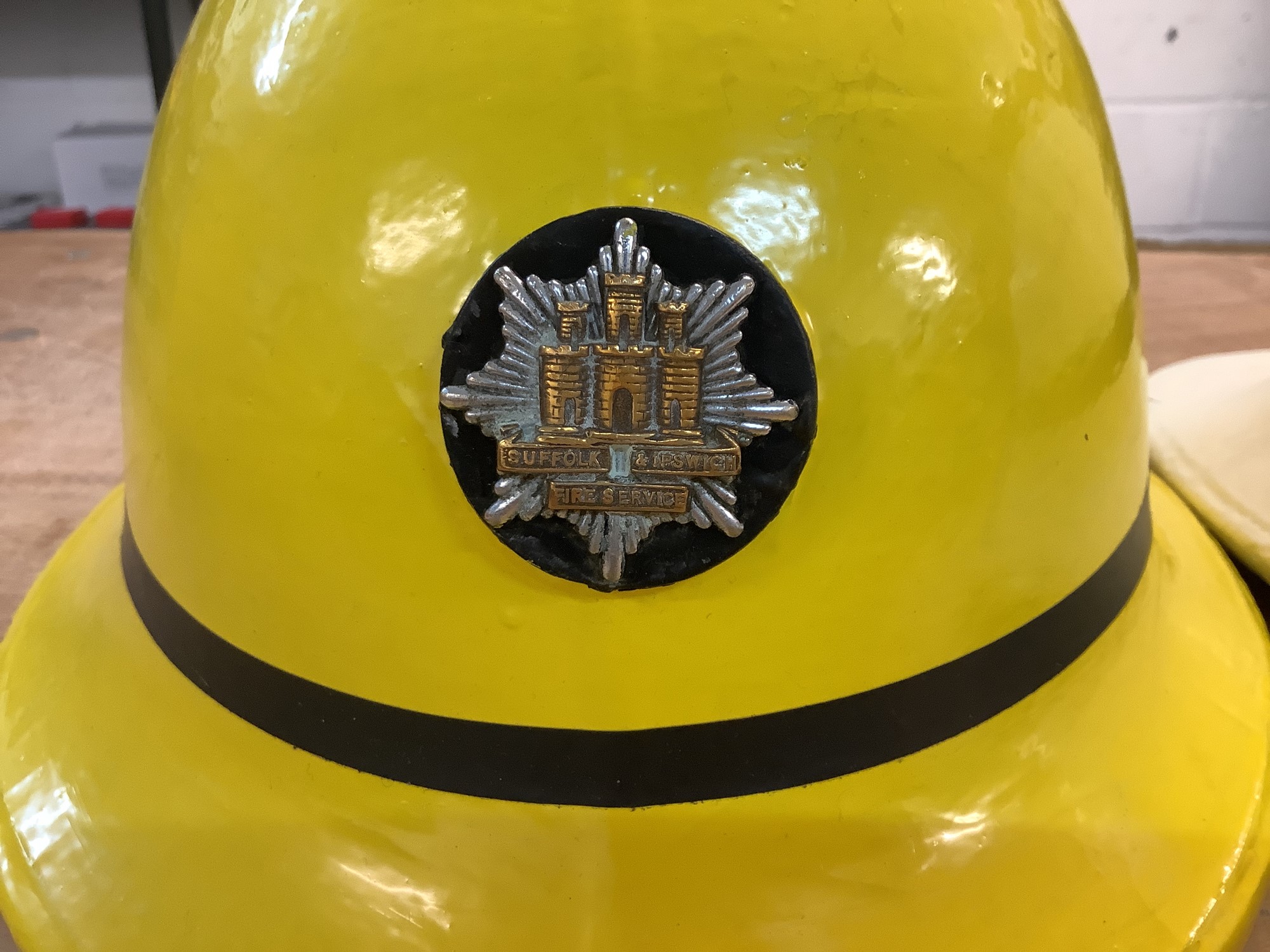 Lot 816 - Group of five Fire Brigade helmets including