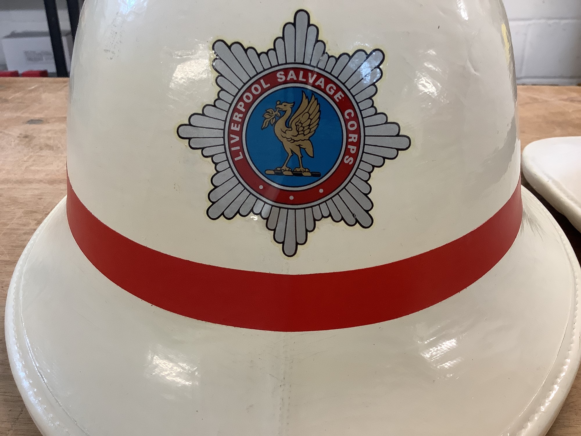 Lot 820 - Group of four Fire Brigade helmets including