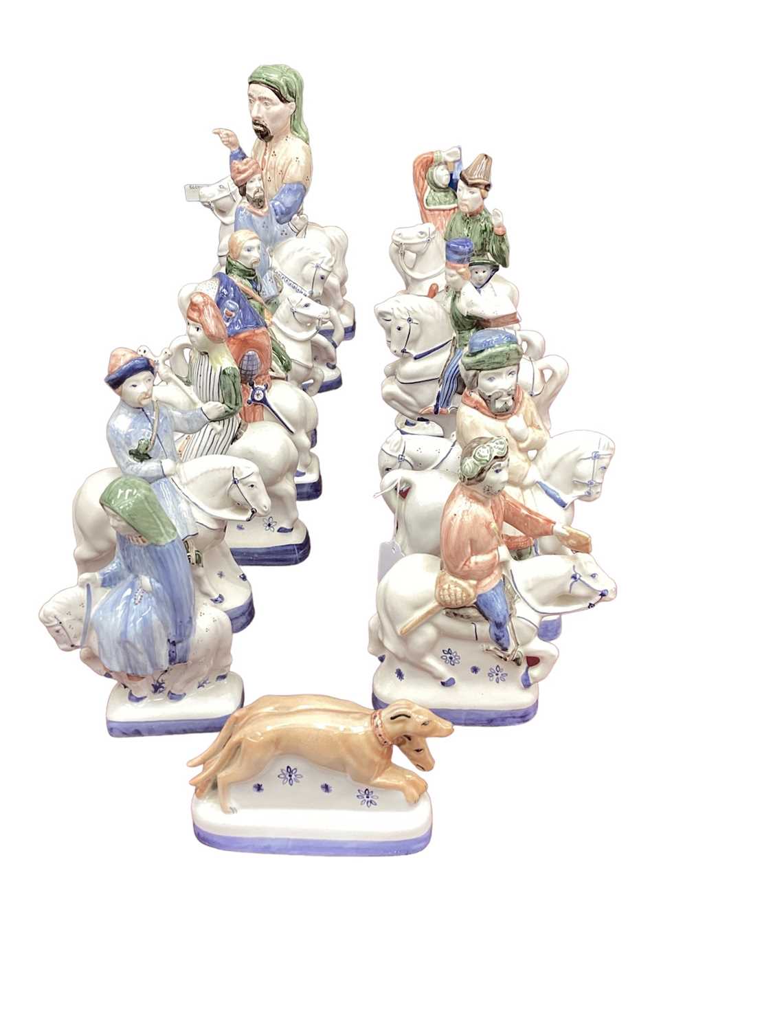 Lot 1131 - Collection of Rye Pottery figures of the