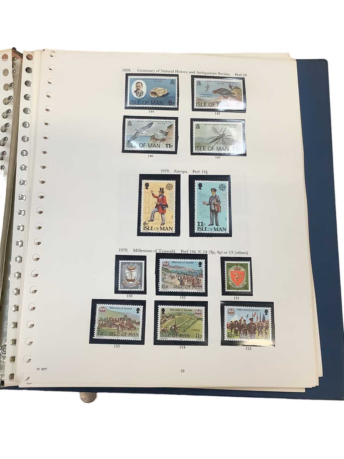 Lot 1545 - Stamps and postcards selection in box