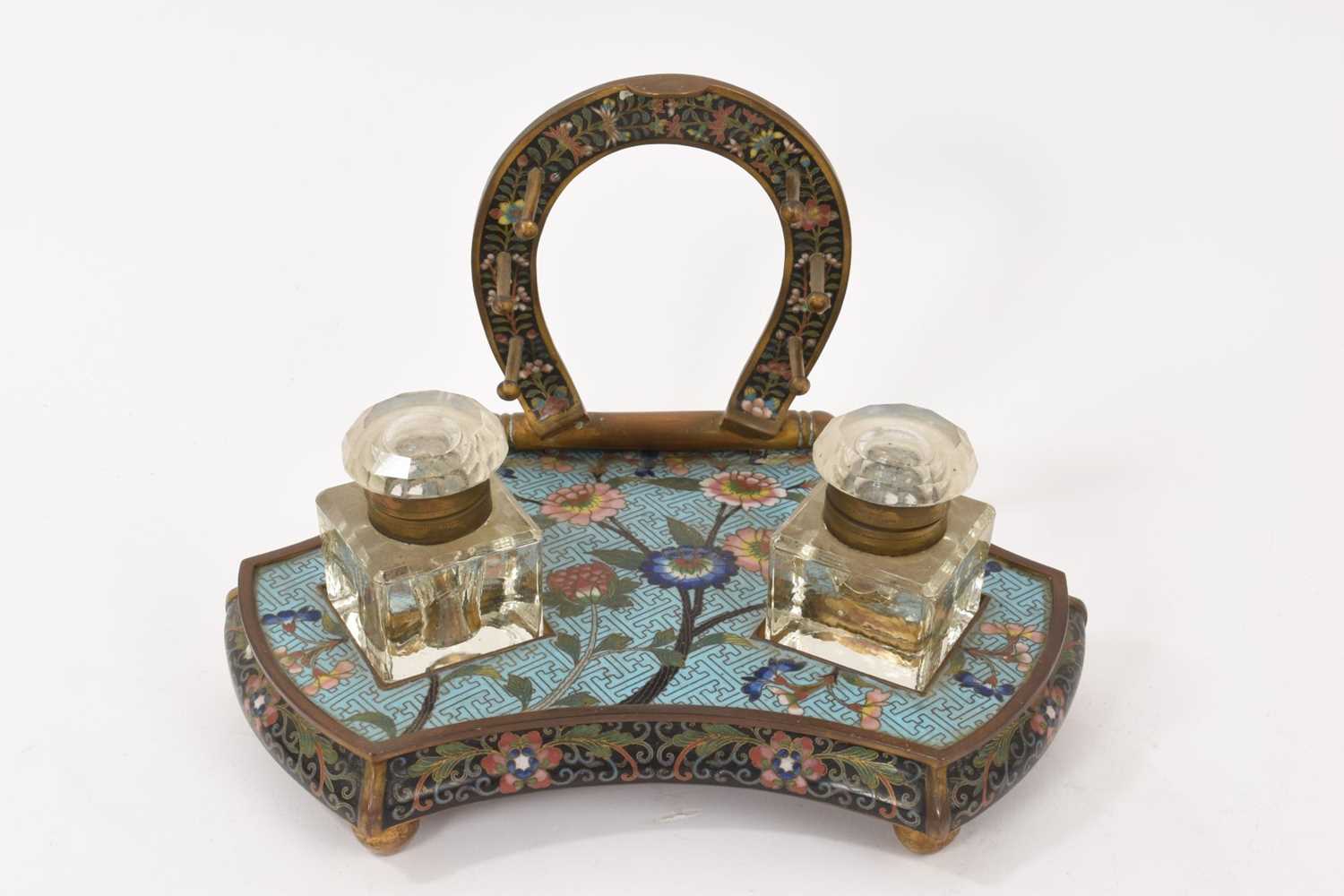 Lot 897 - Late 19th century Japanese cloisonné enamel