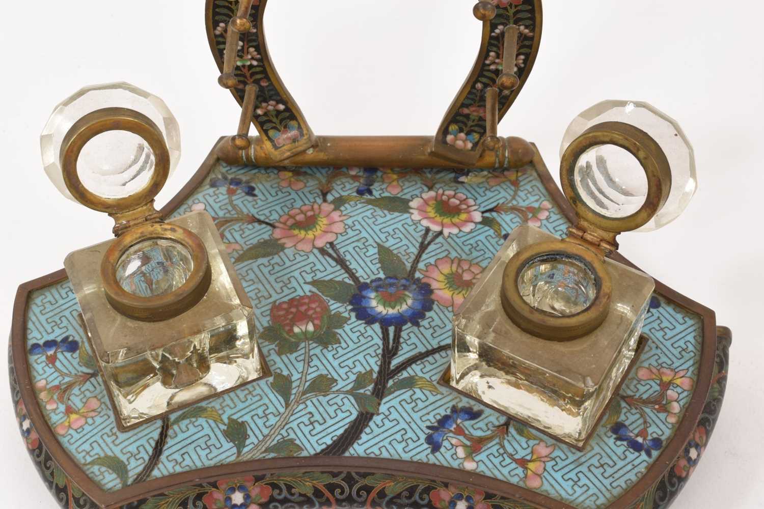 Lot 897 - Late 19th century Japanese cloisonné enamel