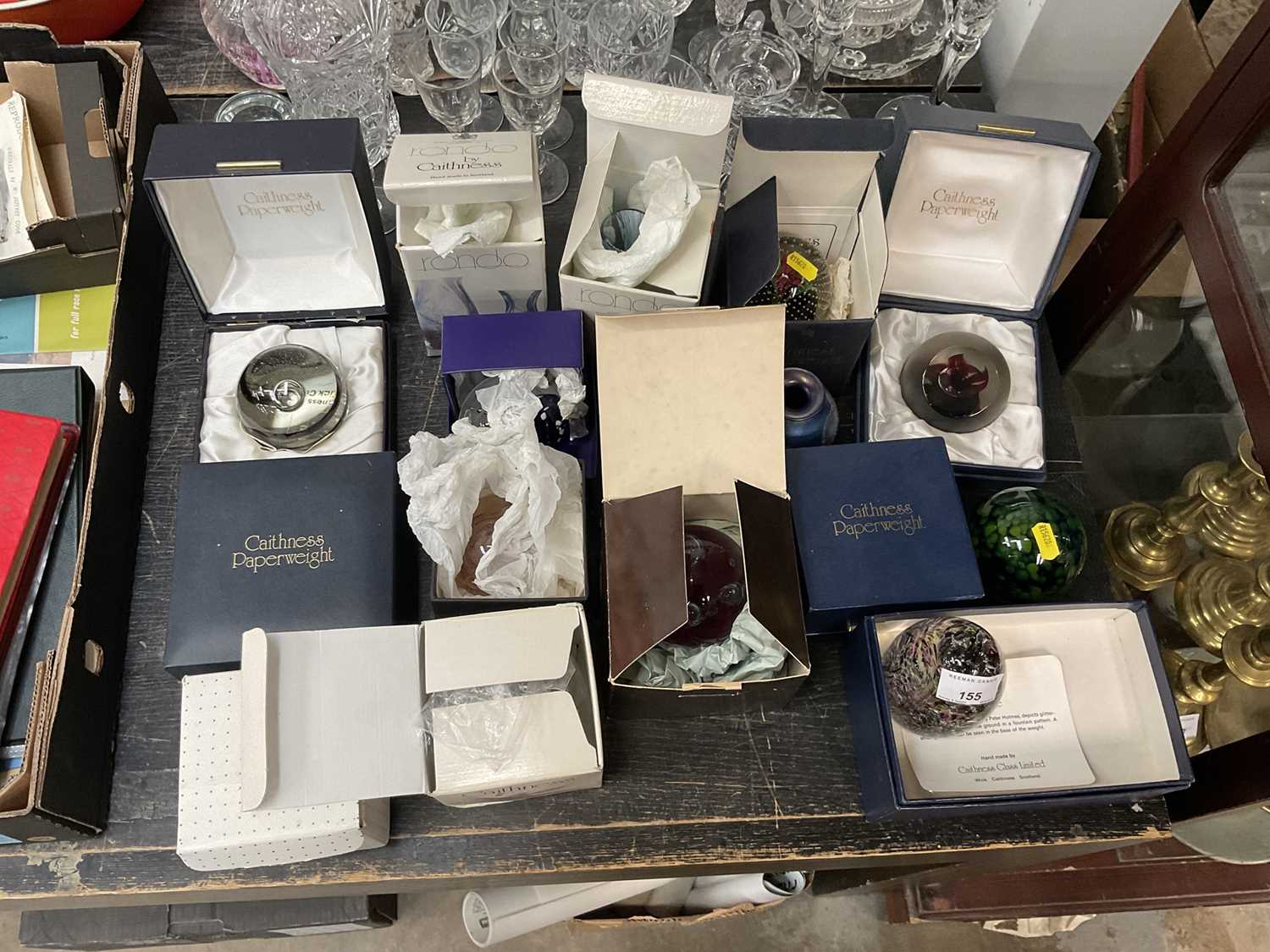 Lot 155 - Collection of Caithness paperweights and