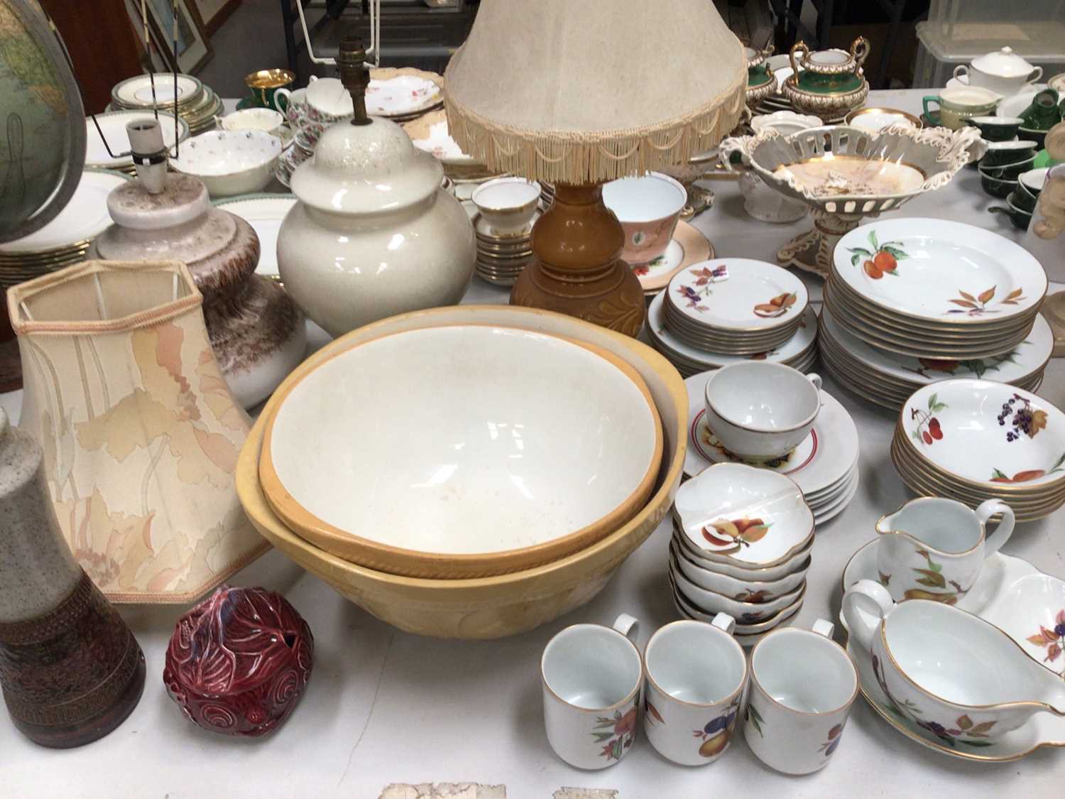 Lot 322 - Royal Worcester Evesham dinner ware, two