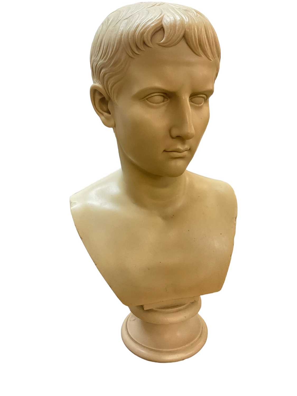 Lot 999 - Composition bust of a young Caesar