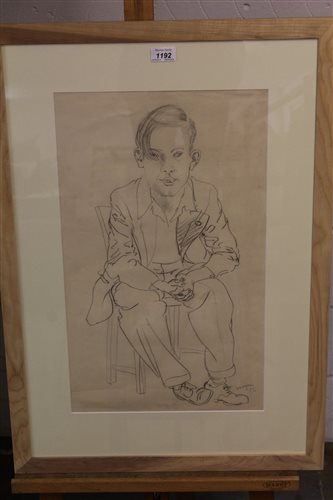 Lot 1192 - *Glyn Morgan (1926 - 2015), pencil
