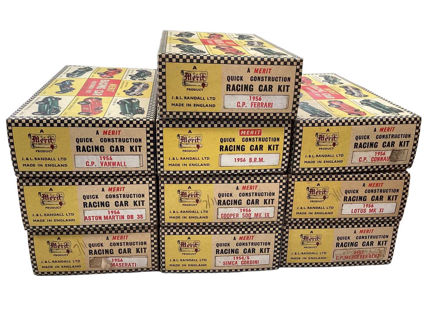 Lot 1985 - Merit construction kits all built to high