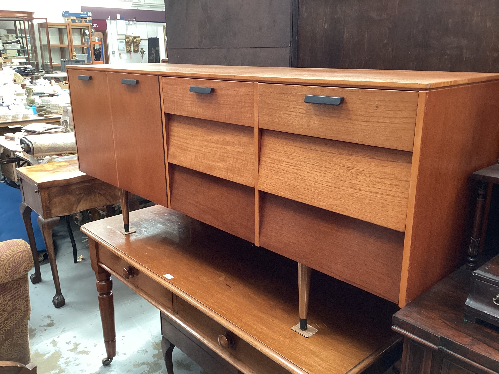 Lot 1203 1970s Avalon Yatton teak sideboard 168cm