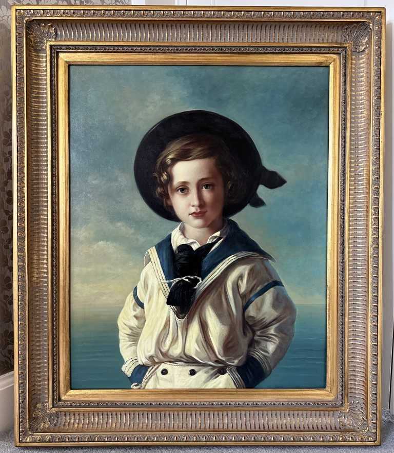 Lot 1012 - After Franz Winterhalter (1805-1873) oil on