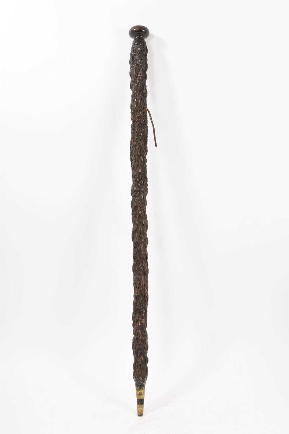 Lot 837 - Unusual 19th century sprout stem walking