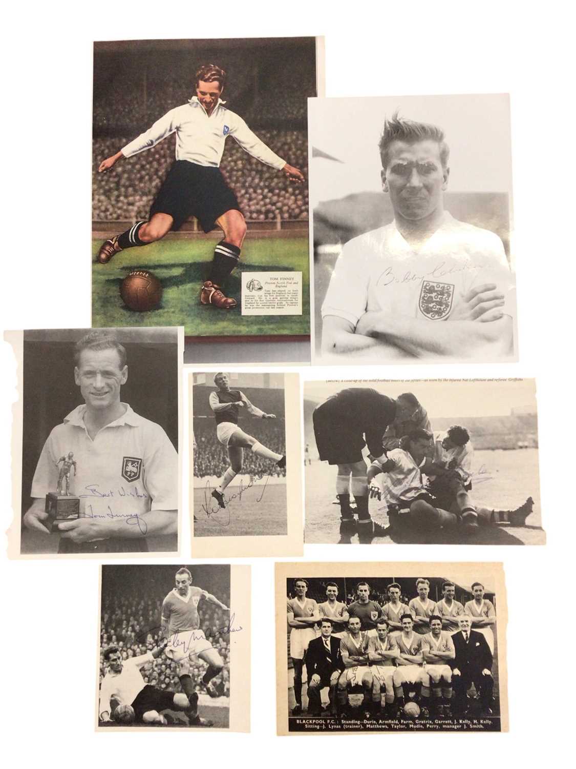 Lot 1425 - Group of autographed photographs of