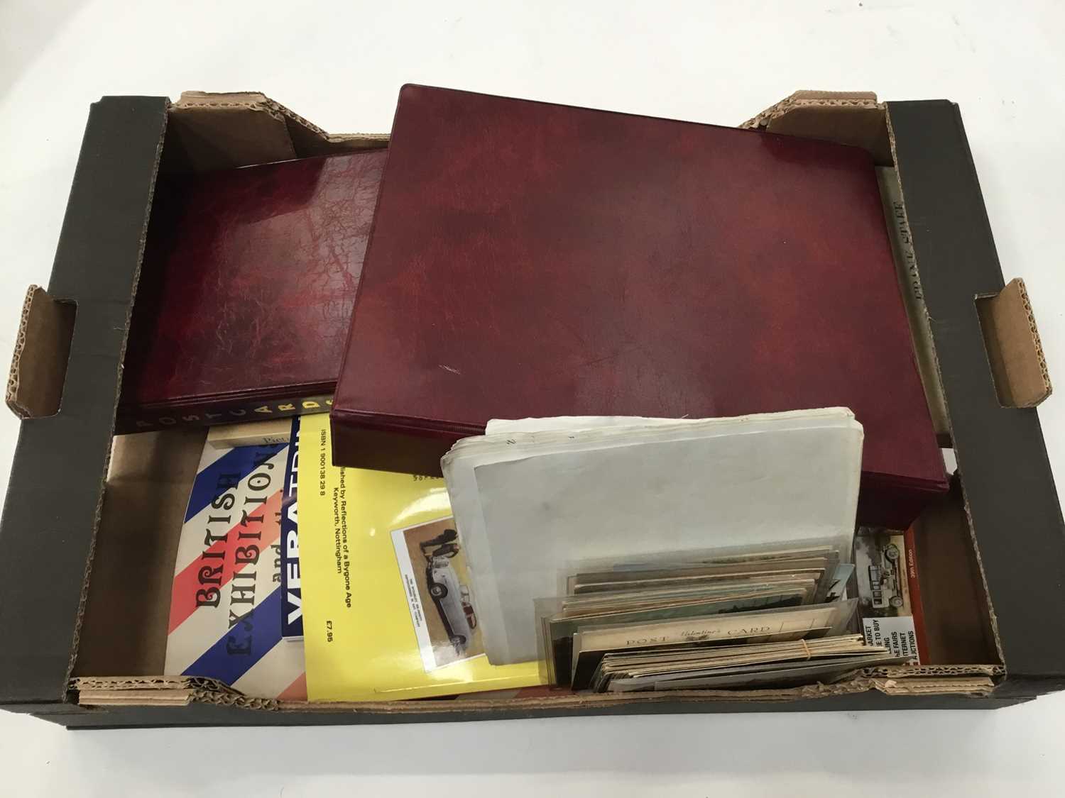 Lot 1401 - Postcards in album and loose. The album