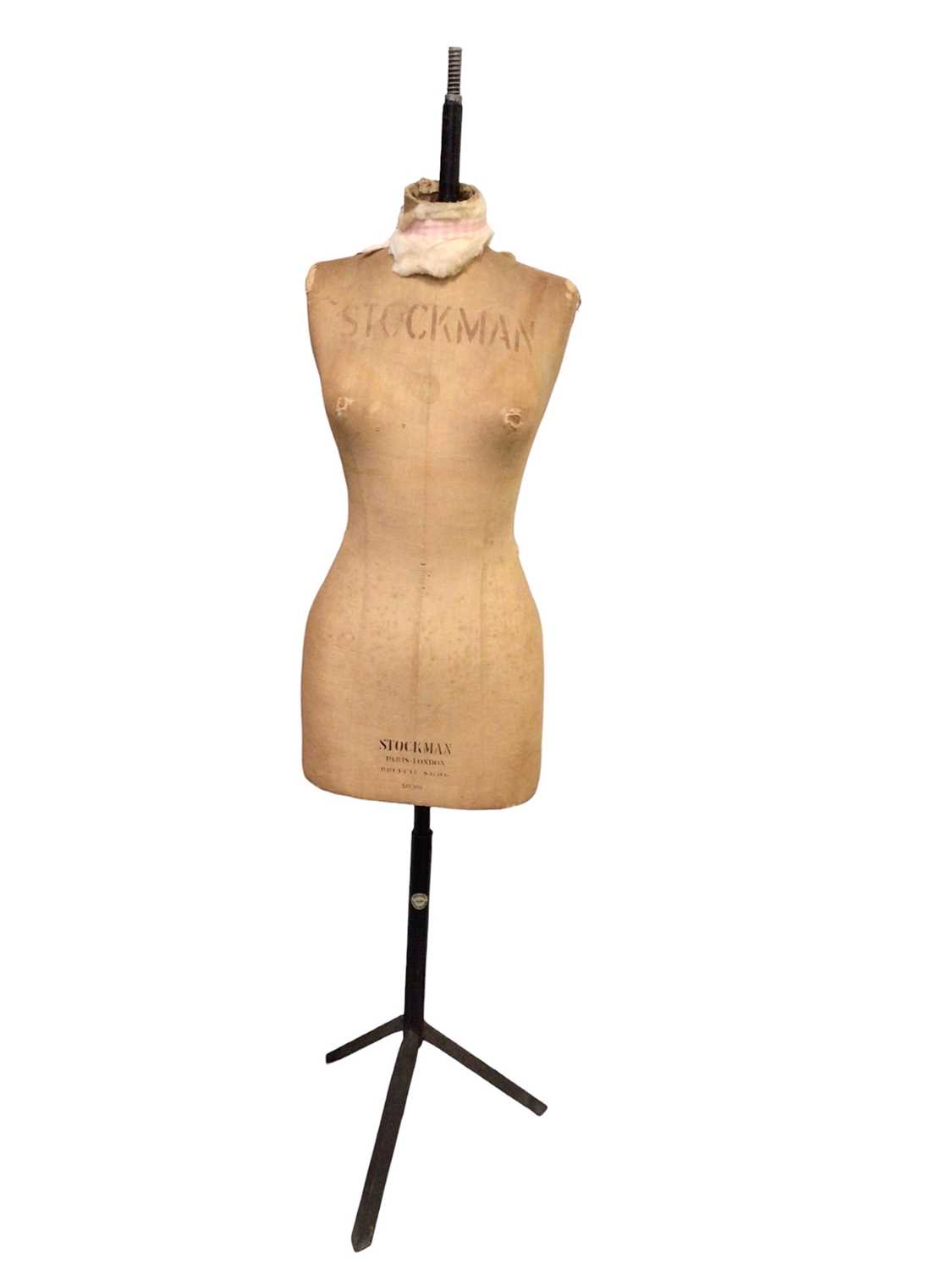 Lot 308 - Vintage Stockman mannequin on stand and a