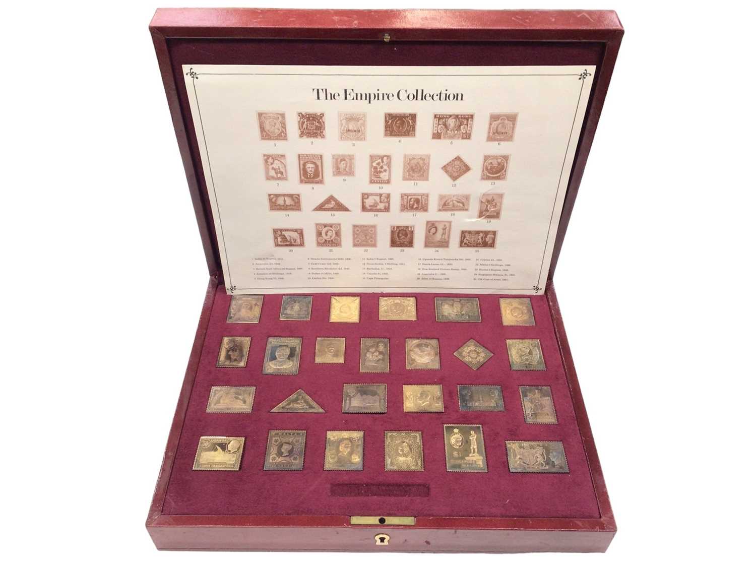 Lot 44 - The Empire Collection set of 25 silver gilt