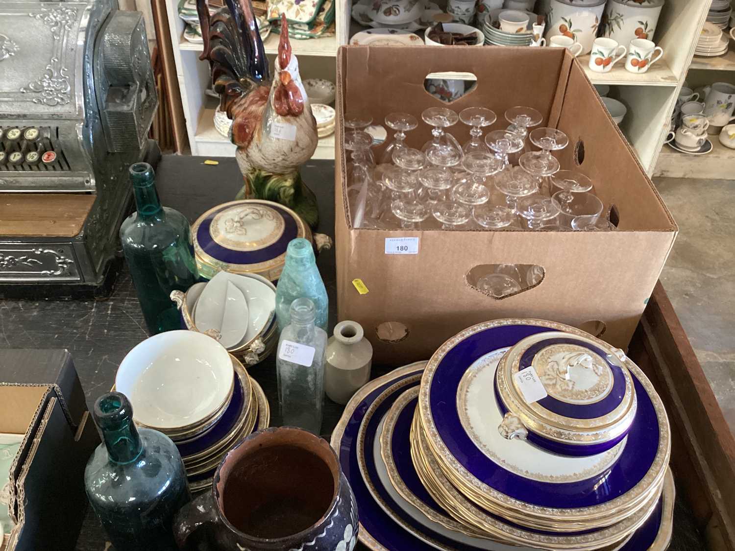 Lot 180 - Collection of Crystal D'Art glasses and