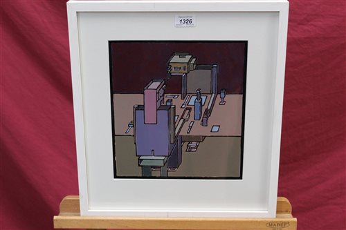 Lot 1326 - Ron Sims (b. 1944), oil on board - The Last