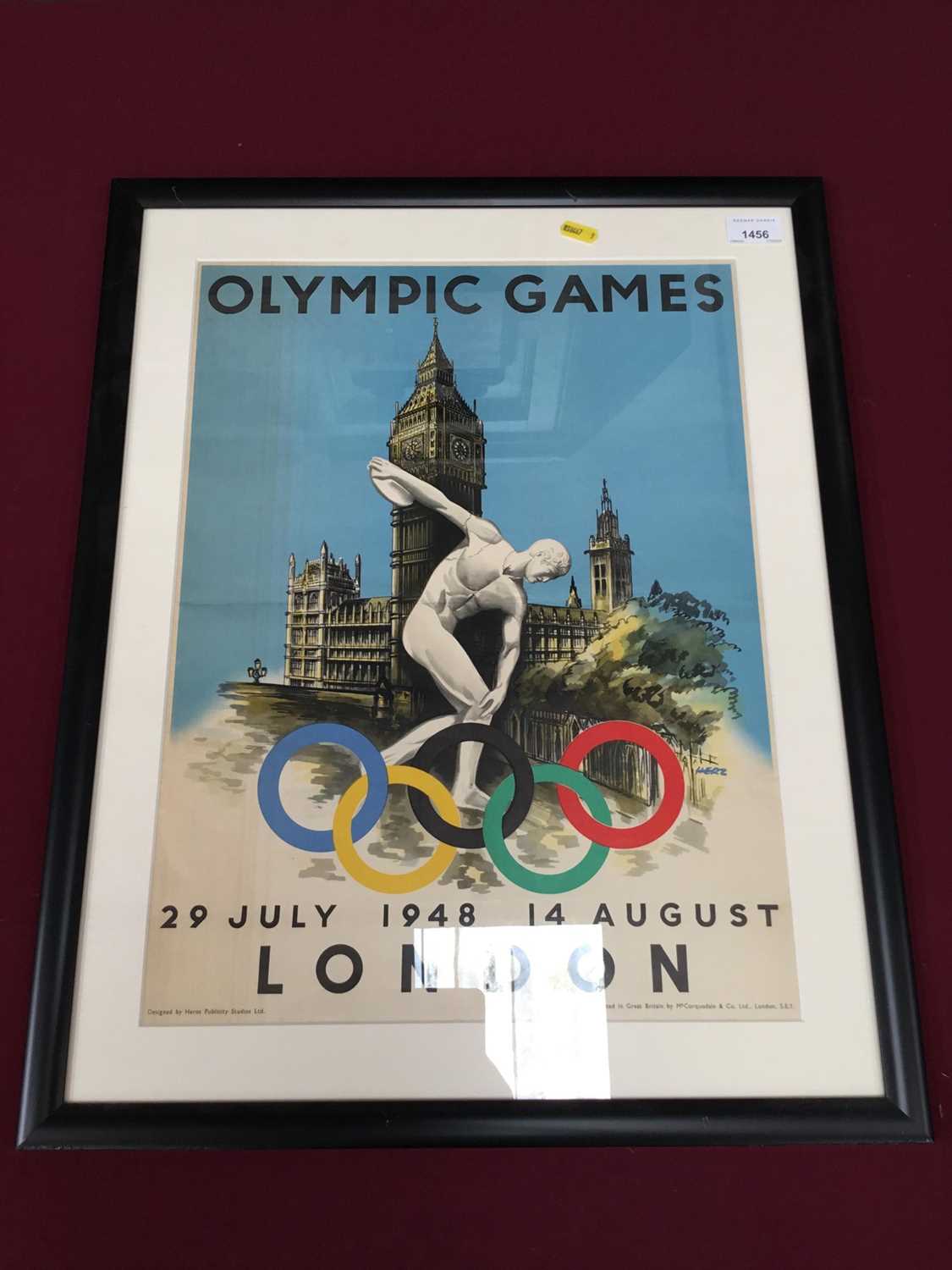 Lot 1456 - Original 1948 London Olympic Games poster