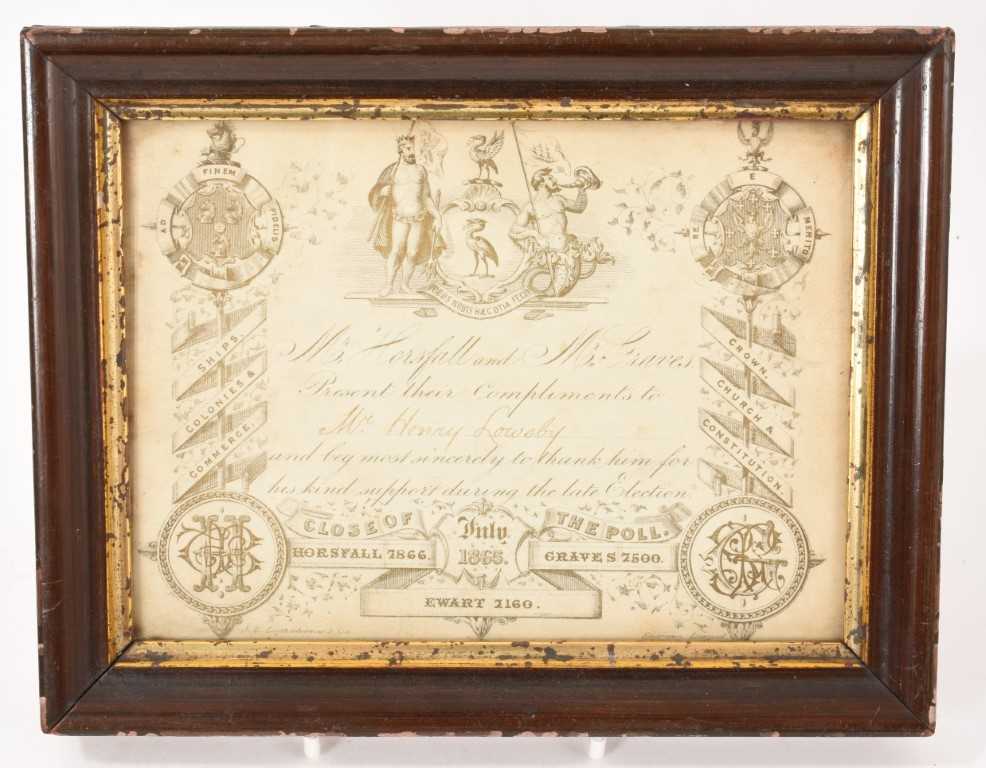 Lot 840 - Scarce 1865 United Kingdom General Election