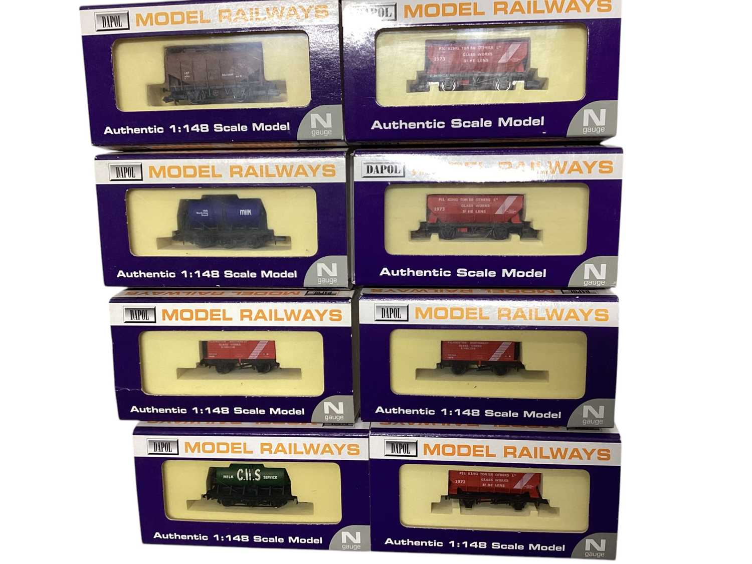 Lot 1932 - Dapol N Gauge Rolling Stock, boxed (20)