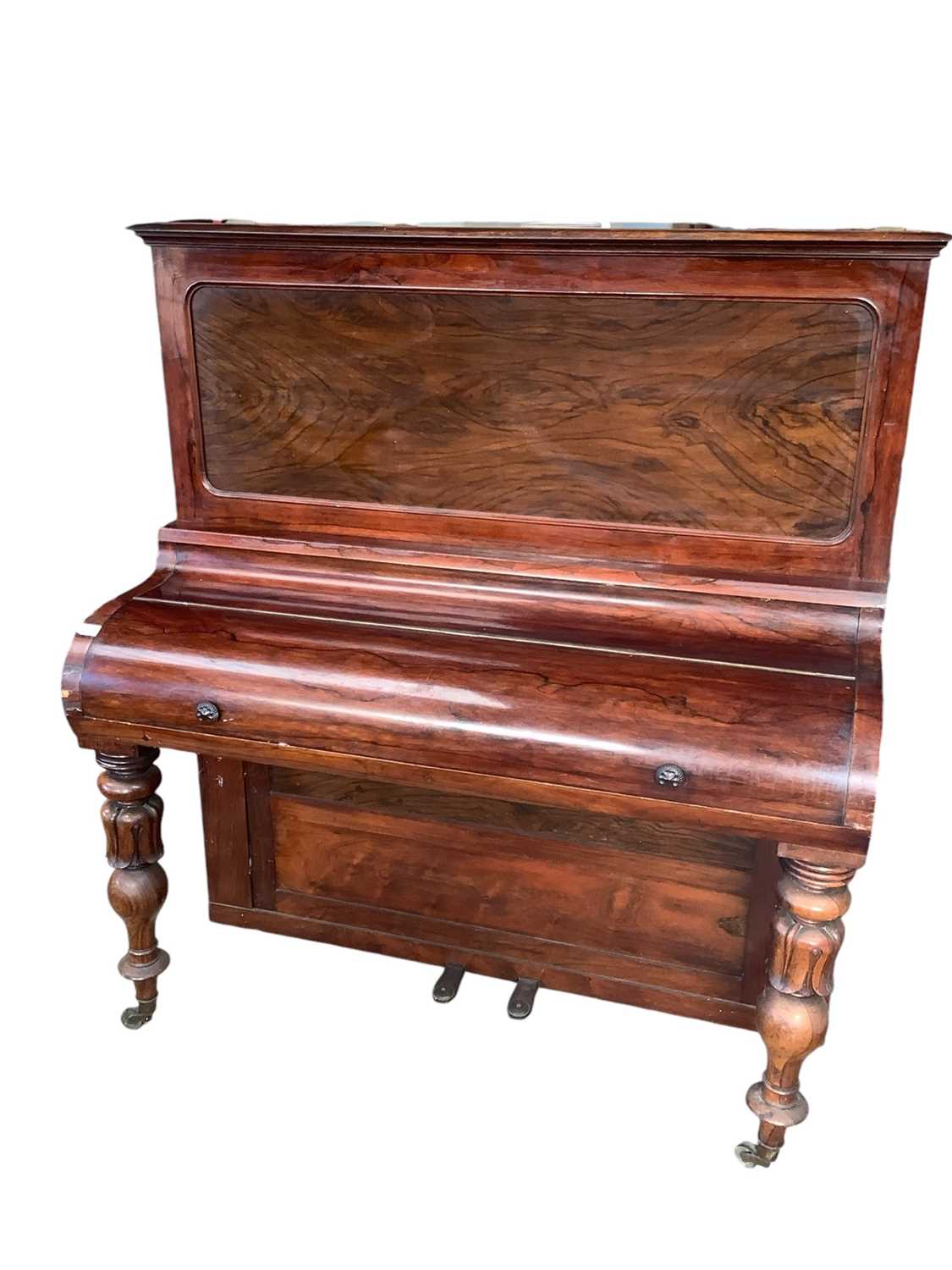 Lot 1367 - Early Victorian rosewood cased cottage
