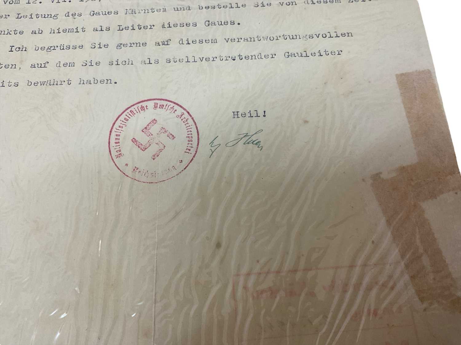 Lot 730 - Scarce 1920's NSDAP (Nazi) party document