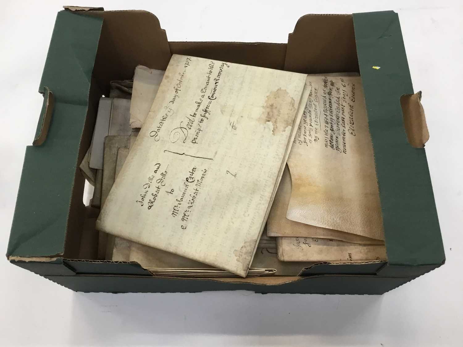 Lot 1480 - Collection of indentures on parchment and
